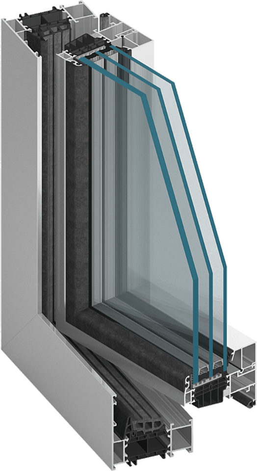 Aluprof MB-86N Aluminium Window System | For B2B | debesto